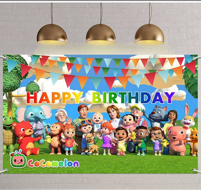 Elegantes Cocomelon Geburtstag Deko Bilder