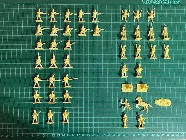 AIRFIX HO/OO 1/72 Scale Vintage Waterloo British Infantry Figures ...