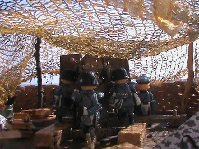 DIORAMA POSTE D'ARTILLERIE 88MM (France-1945) Ref-001 EUR 495,87 ...