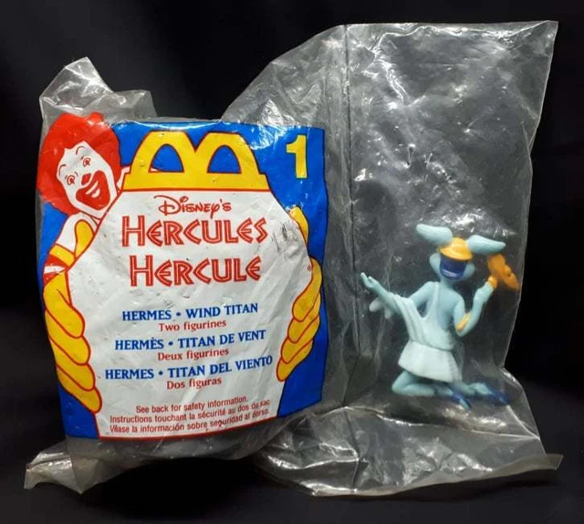 VINTAGE MCDONALD'S DISNEY HERCULES HERMES - WIND TITAN - TWO FIGURINES ...