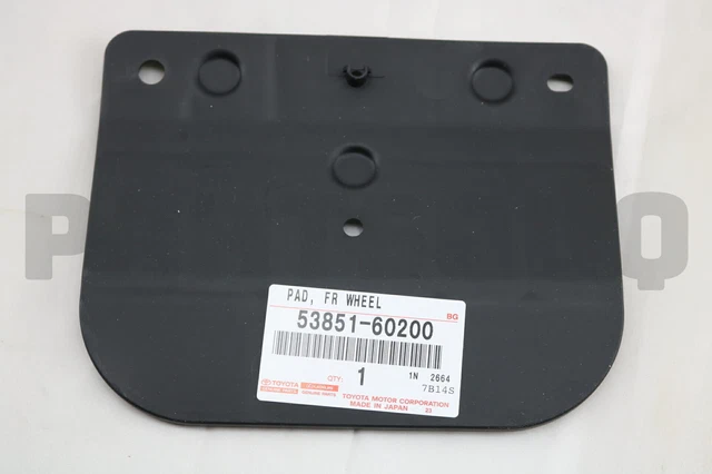 5385160200 GENUINE TOYOTA PAD, FRONT WHEEL OPENING EXTENSION, NO.1 ...