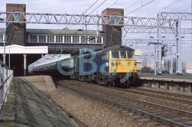 35MM RAILWAY SLIDE of Class 86 86314 @ Nuneaton March 1985 Copyright to ...