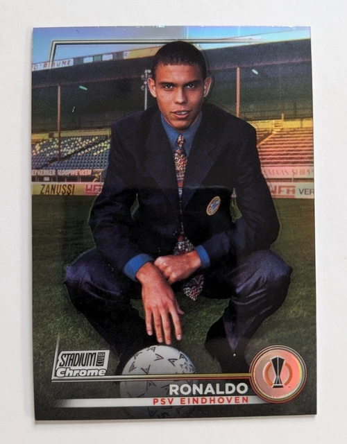 2022-23 STADIUM CHROME Ronaldo R9 réfracteur argent PSV #9 EUR 4,19 ...