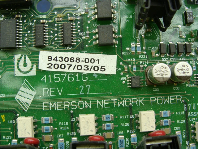 EMERSON NETWORK POWER 415761G4 Rev 27 Control Circuit Board £61.92 - PicClick UK
