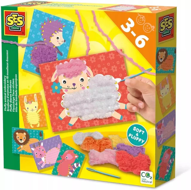 8710341140434 PUSZYSTE ZWIERZĄTKA do wyszywania SES Creative £9.52 ...