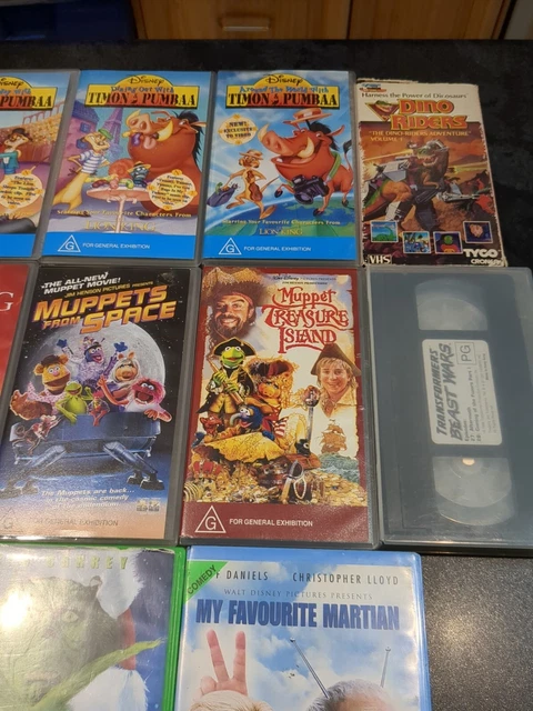 DISNEY - THE LION KING Toy Story Muppets Timon &Pumba Bulk Lot 17 VHS ...