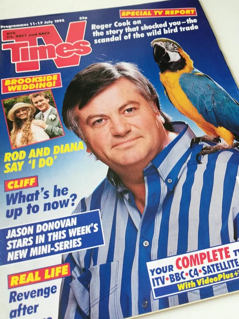 TVTIMES TV TIMES HTV 11-17 Jul 1992 Roger Cook Jason Donovan Cliff ...