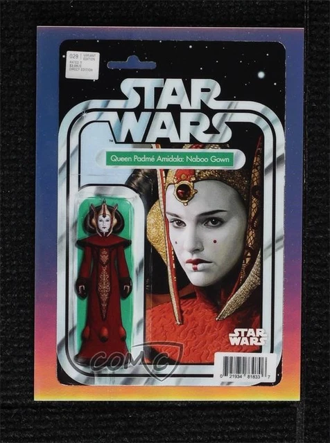 2025 TOPPS CHROME Star Wars ComicFractor Padme Amidala Queen Padmé #VC ...