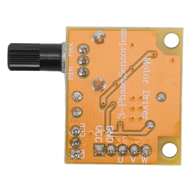 DC MOTOR DRIVER Module 3 Phase Sensorless Wide Voltage Brushless BLDC ...