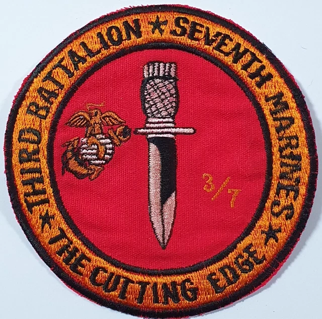 USMC 3RD BATTALION 7th Marine Regiment THE CUTTING EDGE Vietnam War ...