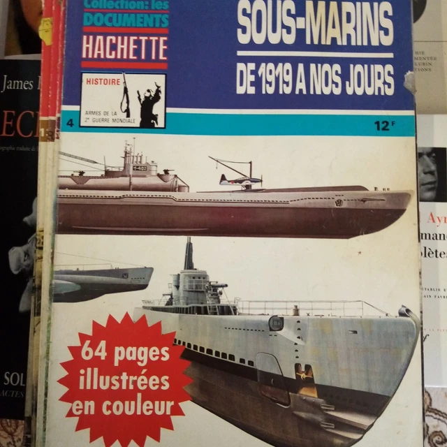 ARMES DE LA deuxième guerre sous marins de 1919 à nos jours EUR 7,00 - PicClick FR