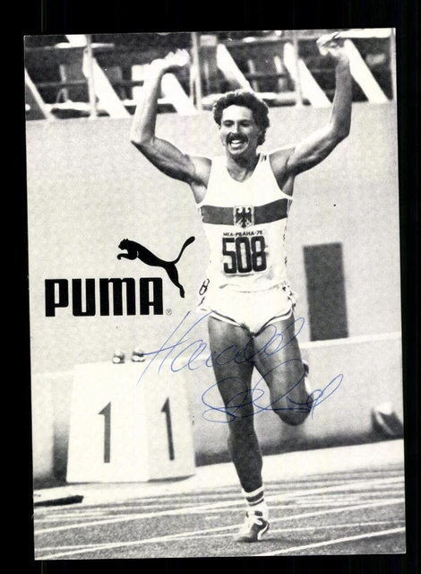 HARALD SCHMID LEICHTATHLETIK Autogrammkarte Original Signiert +A 228293 ...