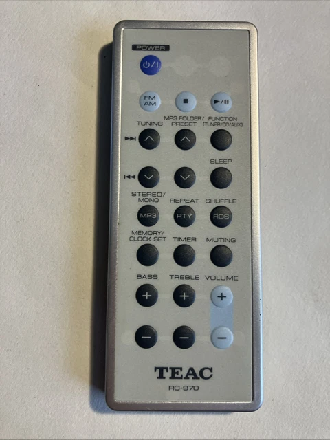 GENUINE TEAC RC-970 CD-X9 Remote Control £16.32 - PicClick UK