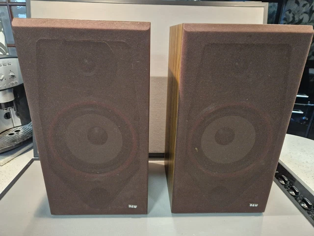 B & W Dm110 Vintage Speakers With Original Stands £99.52 - PicClick UK