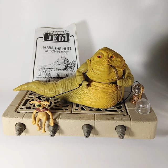 JABBA THE HUTT 1983 kenner star wars Instruction book Canadian French ...