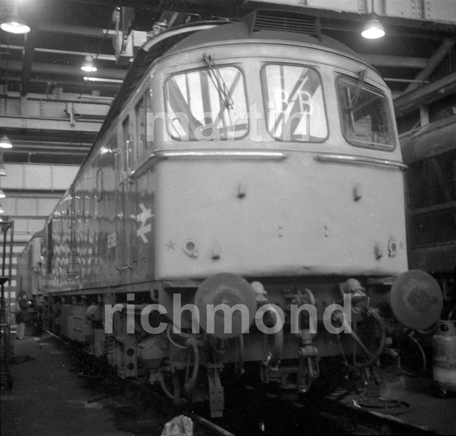 HITHER GREEN DEPOT Class 33 1970's 6 x 6 cm Railway Negative RN405 £3. ...