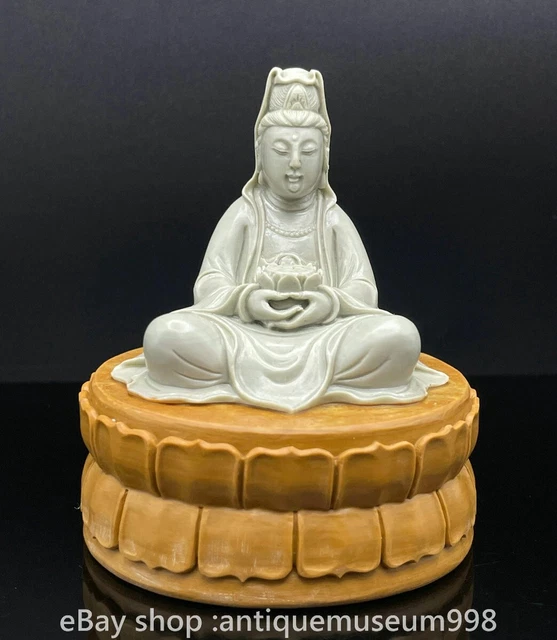 3.8 &SCULPTURE EN pierre naturelle de sushan Guanyin Guanyin image EUR ...