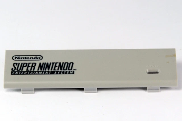 GENUINE SNES TOP Cover Face Plate Case - Super Nintendo Replacement ...