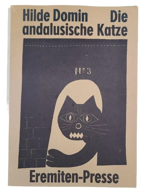 EREMITEN-PRESSE HILDE DOMIN Chat Andalou N° 3 Revue Lyrique EUR 25,95 ...