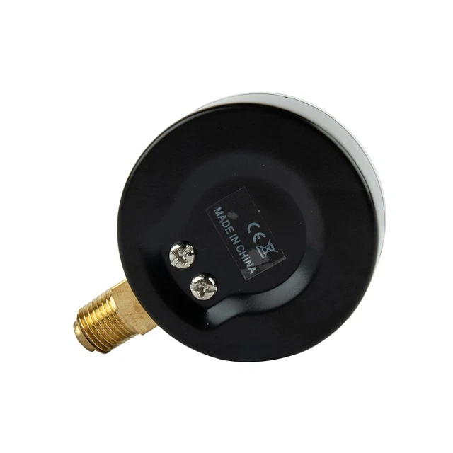 MANOMETRO MANOMETRO NPT filettatura installazione radiale acciaio manometro asciugamano 60 mm ...