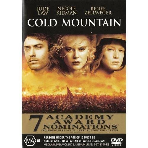 COLD MOUNTAIN 2004 DVD, Jude Law, Nicole Kidman, Renée Zellweger R-4 £5.89 - PicClick UK