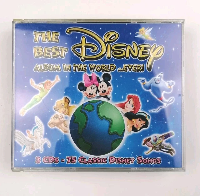 THE BEST DISNEY Album in The World Ever 3 CDs 75 Classic Disney Songs ...