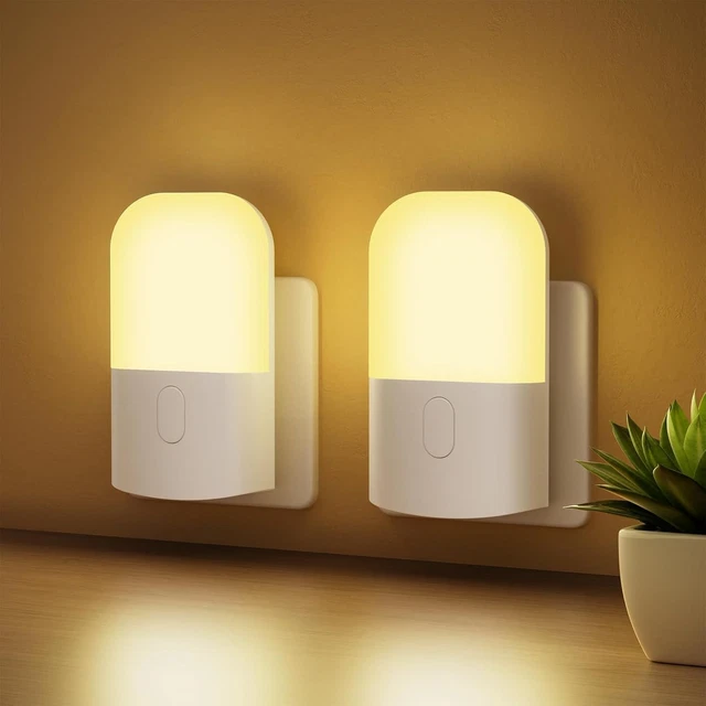 GRIFEMA PLUG IN Night Light with Dusk to Dawn Sensor, 3-Level ...