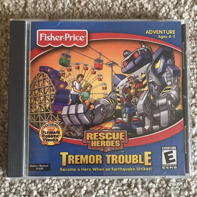 Rescue Heroes Tremor Trouble Pc Cd Rom Game 2002 Mattel Windows