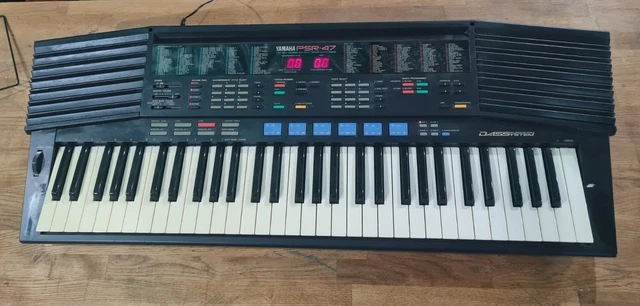 BOXED YAMAHA PORTATONE PSR-47 Keyboard With Music sheet holder ...