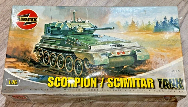 AIRFIX VINTAGE SCORPION/SCIMITAR Tank 01320 Scale 1/76 New Old Stock ...