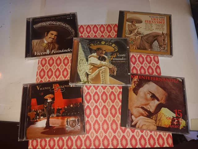 VICENTE FERNANDEZ 5 CDs Original mexikanische Musik Ranchero Mariachi ...