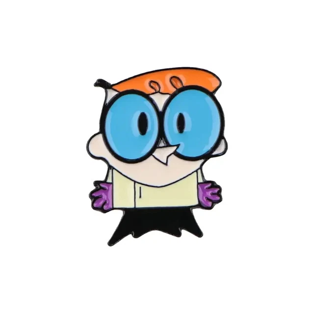 DEXTER'S LABORATORY cartoon network unofficial pin badge rare # EUR 7 ...