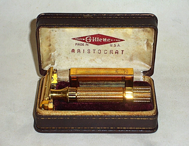 ANCIEN RASOIR GILLETTE Aristocrat. Vintage Gillette Aristocrat Safety ...