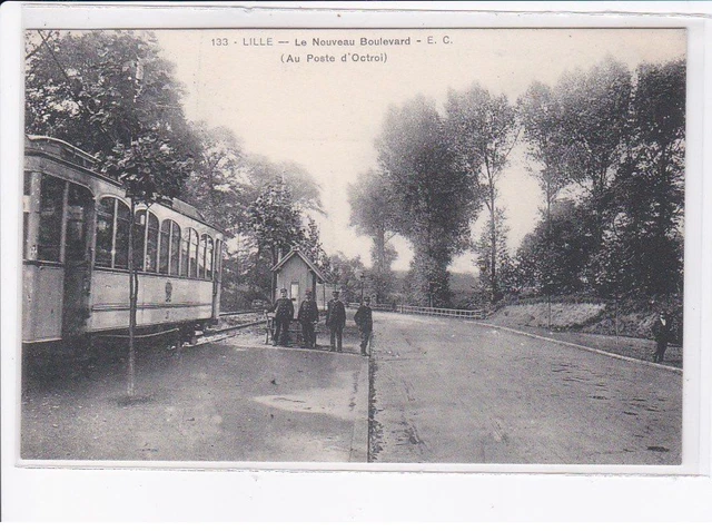 LILLE: LE NOUVEAU boulevard au poste d'octroi, tramway - tr s bon tat EUR 35,00 - PicClick FR