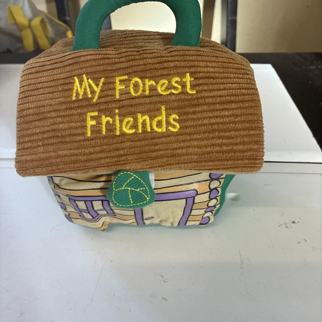 CABIN BEAR SQUIRREL Raccoon Set My Forest Friends Aurora Baby 6"x6 ...