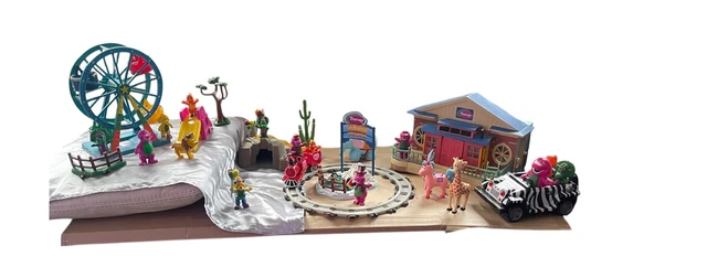 VTG BARNEY & FRIENDS PURPLE DINOSAUR ZOO Train Playhouse Park Gift ... VTG BARNEY & FRIENDS PURPLE DINOSAUR ZOO Train Playhouse Park Gift ...