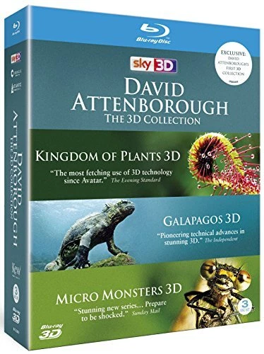 DAVID ATTENBOROUGH: THE 3D Collection (Blu-ray 3D) - DVD AKLN The Cheap ...