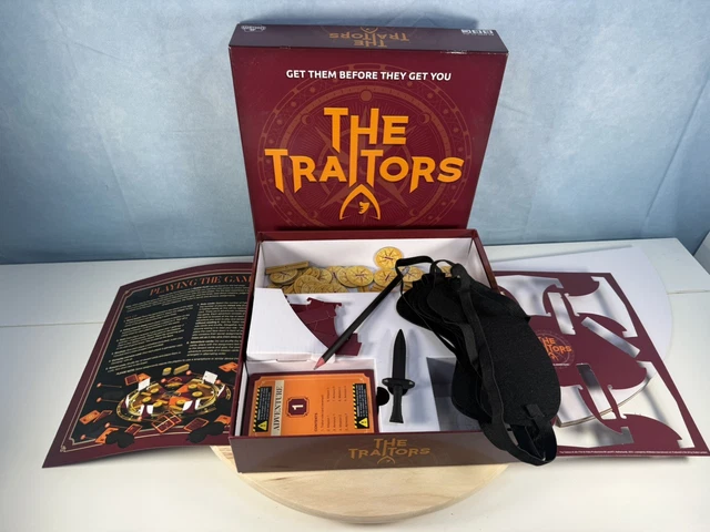 THE TRAITORS OFFICIAL Board Game BBC TV Goliath Complete Perfect £16.00 ...