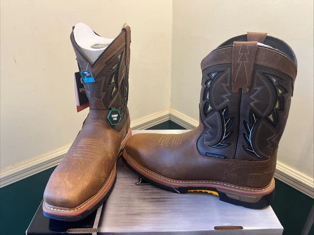 DAN POST WARRIOR-COMPOSITE TOE EH 11" BOOTS DP59429 - 10.0 M - New with ...