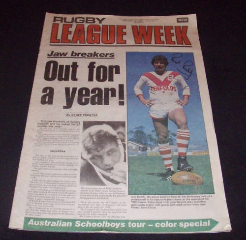 RUGBY LEAGUE WEEK Newspaper/Magazine Vol 11 No 1 1980 $25.00 - PicClick AU
