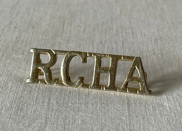 VINTAGE ROYAL CANADIAN HORSE ARTILLERY Brass Military Militaria ...