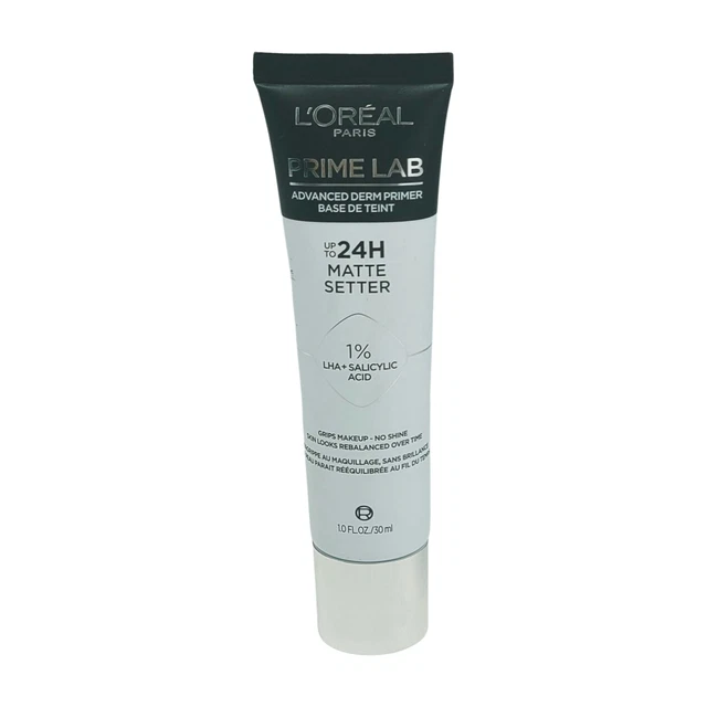 L'OREAL PRIME LAB Advanced Derm Primer 24H Matte Setter 1% LHA ...