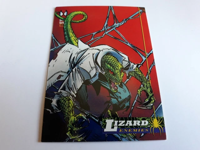 MARVEL CARDS 1994 SPIDER-MAN n°70 LIZARD SUPEREROI UOMO RAGNO COMICS ...