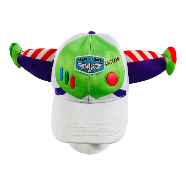 DISNEY PARKS TOY Story Hat Buzz Lightyear Space Ranger Wings Cap Adult ...