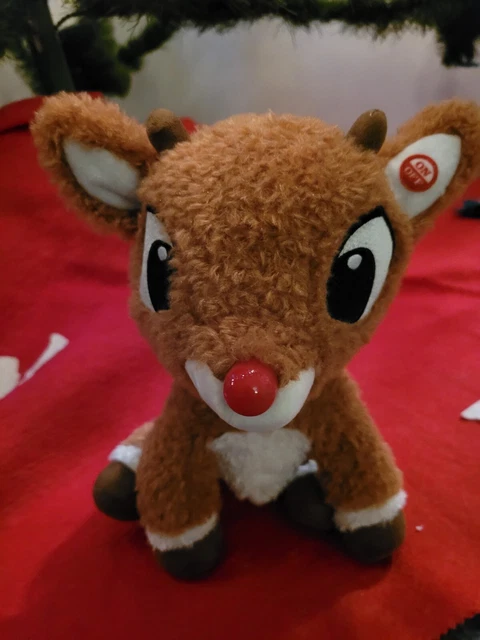 HALLMARK RUDOLPH THE Red Nosed Reindeer 10" Plush Interactive Animal ...