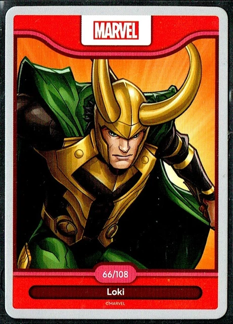 WOOLWORTH DISNEY.WORLDS OF Wonder Cards 2024.Marvel.66/108.Loki.as Is ...