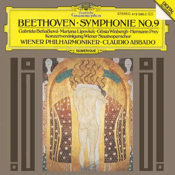 SYMPHONIE NO. 9, Claudio Abbado, Wiener Philharmoniker, Ludwig van ...