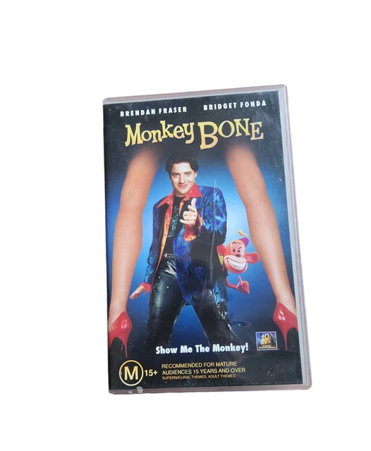 VHS MONKEY BONE - Brendan Fraser Bridget Fonda ex rental EUR 13,08 - PicClick FR
