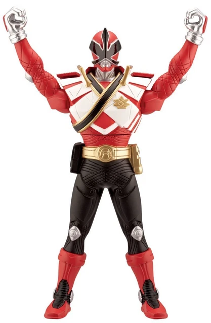 POWER RANGERS SUPER Samurai Armour Morphin Red Ranger Action Figure New ...