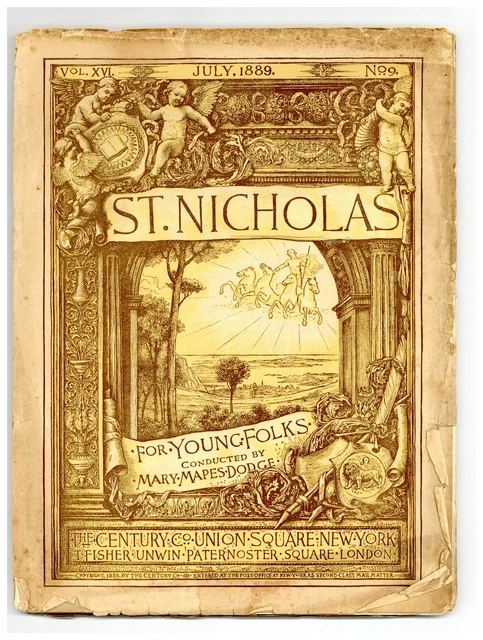ST. NICHOLAS MAGAZINE Vol. 16 #9 PR 1889 Low Grade £2.34 - PicClick UK